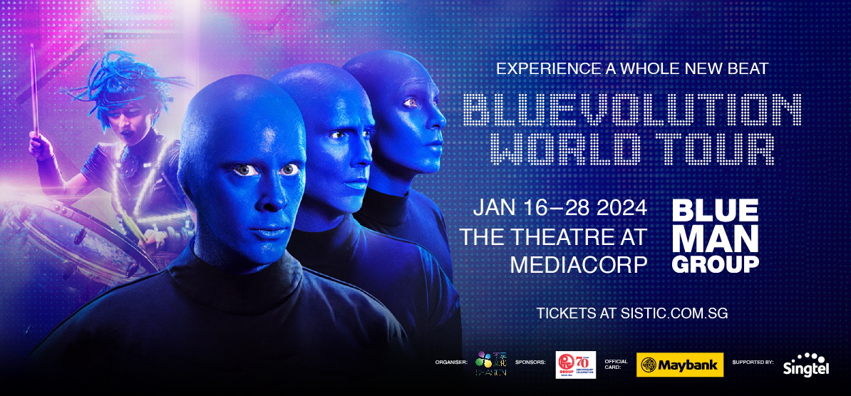 [CANCELLED] Blue Man Group Bluevolution World Tour [G]